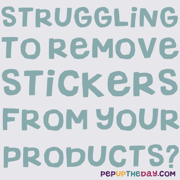 LIFE HACK - Struggling to remove stickers from your products?
